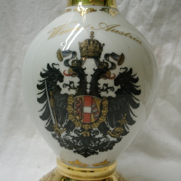 Vintage | Accents | Vintage Vienna Austria Pitcher With Eagle Crest ...
